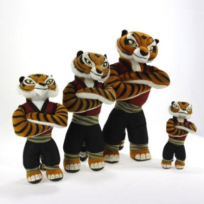 Cina Animali farciti di Kungfu del panda del fumetto adorabile della tigre femmina per i regali di promozione in vendita