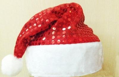Cina La peluche personale gioca il cappello di Natale di dancing con oro Podwer, rosso/blu in vendita