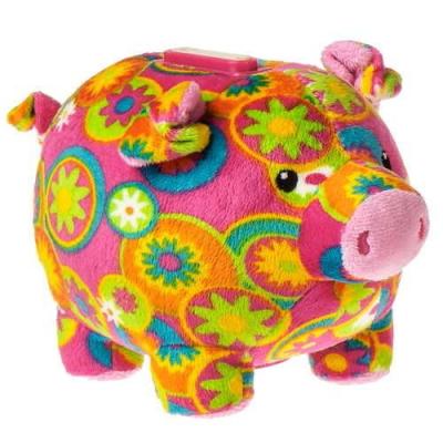 China 18cm Cute Pig Piggy Bank Moneky Bank Stuffed Plush Toy For Coin Collection for sale