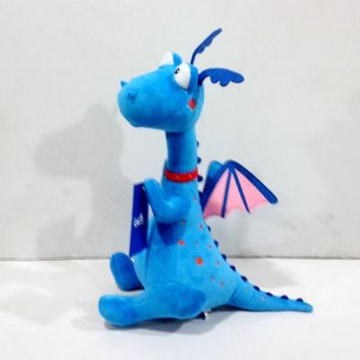 Cina giocattoli della peluche farciti fumetto blu sveglio del drago del documento McStuffins di 30cm Disney in vendita