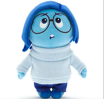 Cina Dentro - fuori la peluche di Disney del fumetto gioca la tristezza con il blu di 28cm in vendita