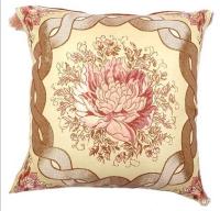 China Velvet Decorative Lumbar Pillow 45x45cm Customizable for Sofa Bed Car for sale