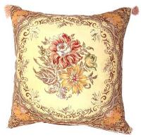China Velvet Decorative Lumbar Pillow 45x45cm Customizable for Sofa Bed Car for sale