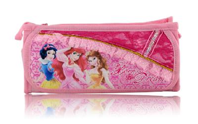 Cina Principessa Plush Pencil Bag di rosa/porpora Disney con la chiusura lampo per i regali di promozione in vendita