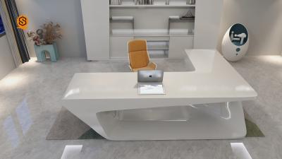 China GV exécutif de contreplaqué de forces de défense principale de bureau de bureau de longueur de 180cm avec le Cabinet latéral for sale