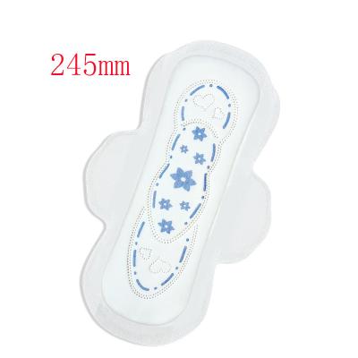 Cina Al dettaglio Super Soft White Blue Chip Disposable 350mm Pad Sanitario Per Donna in vendita