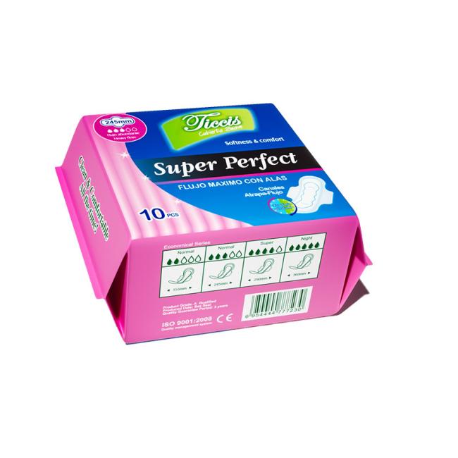 Sanitary napkin packaging