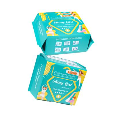 China Xiamen Port Daily Cottony Breathable Sanitary Pads With Wings for sale