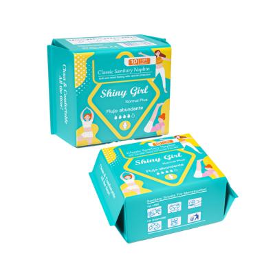 China Xiamen Port Daily Cottony Breathable Sanitary Pads With Wings for sale