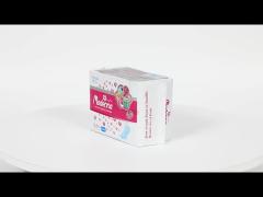 O guardanapo sanitário do uso macio natural fino super da noite das almofadas sanitárias do algodão voou