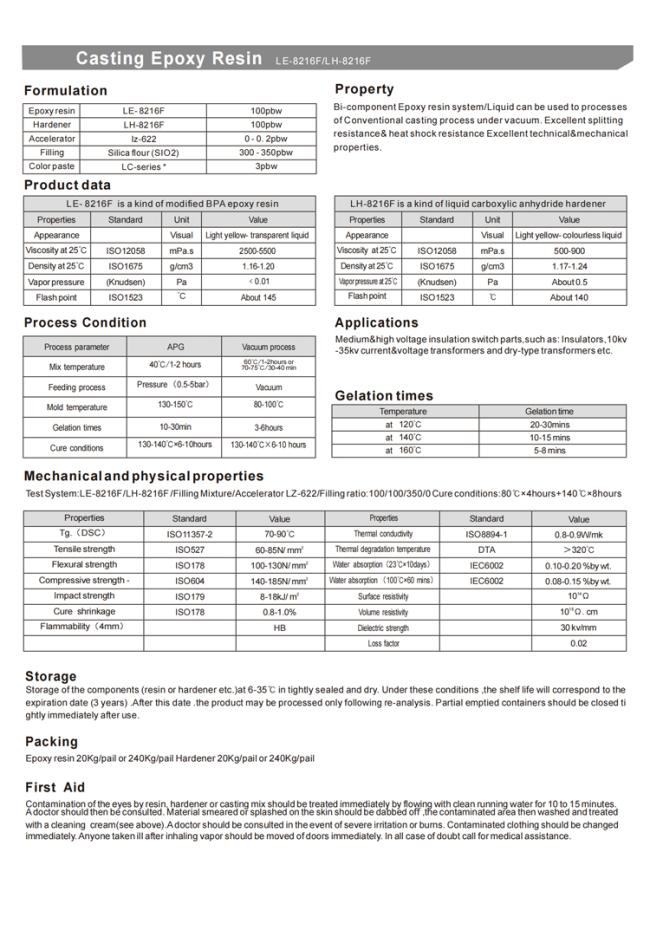Casting and APG epoxy resins, hardener