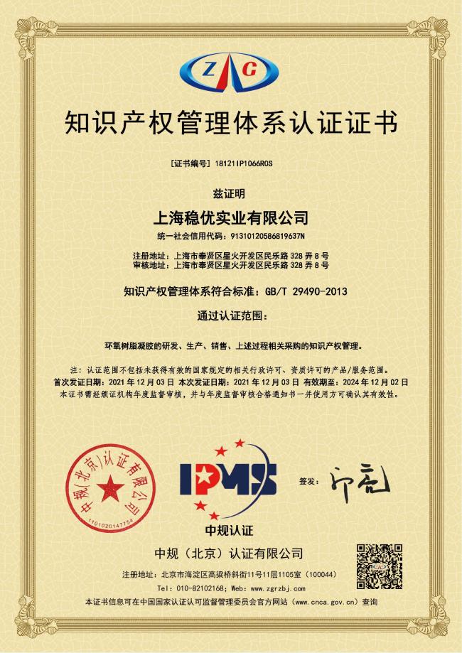 Industry certifications