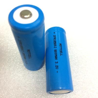 中国 IFR 18500 1000mah 3.2v LFP 3.7V リチャージ可能なリチウムイオン電池 1200mah 1500mah 販売のため
