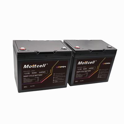 Cina Protezione IP67 50A 12V Lifepo4 Batteria M8 Terminale 640Wh Capacità / 3000-5000 Ciclo di durata in vendita