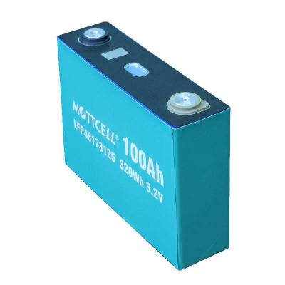 Cina Celle di batteria LiFePO4 da 100Ah ESS commerciali con durata di ciclo 2000-4000 e efficienza di carica/scarica del 90% in vendita