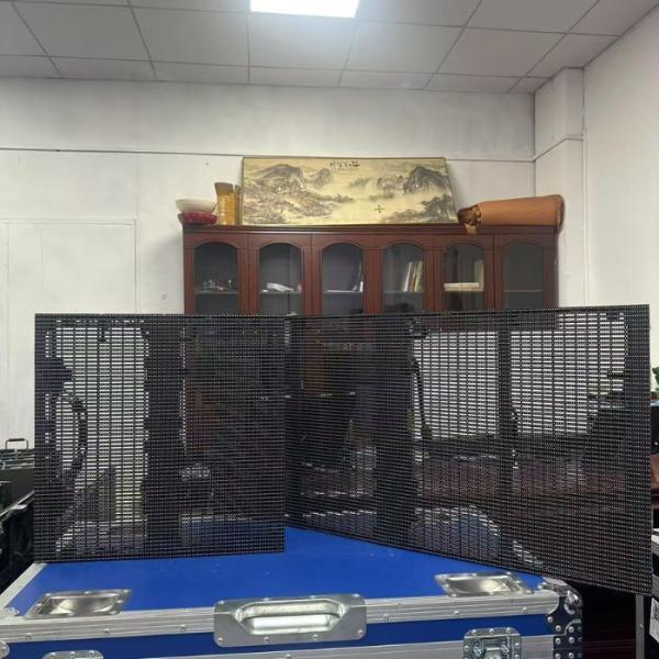 Quality 256×64 Used LED Screen Dicolor UT Series P3.91 Black Ice Screen for sale