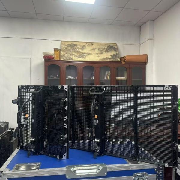 Quality 256×64 Used LED Screen Dicolor UT Series P3.91 Black Ice Screen for sale