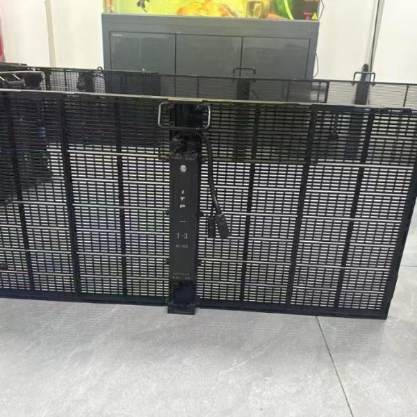 Quality LightLiNK P3.91 Outdoor Transparent Screen Nova System Second Hand Modular for sale