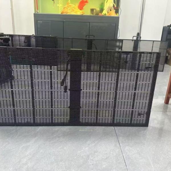 Quality LightLiNK P3.91 Outdoor Transparent Screen Nova System Second Hand Modular for sale