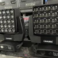 Quality Powerful Led Moving Head Lishi LiteLEES 25-Piece 40 Watt Moving Head Stage for sale