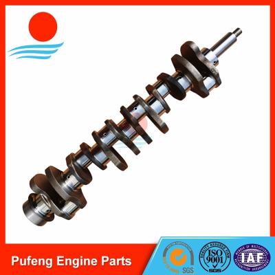 China Mitsubishi 6D34 forged crankshaft ME300086 for KOBELCO excavator SK200-6 SK230-6E SK350-6 for sale