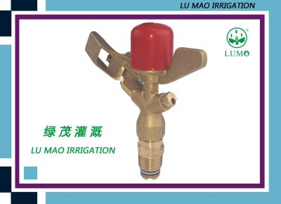 China Farm Irrigation Brass Impact Sprinklers Flow Rate 520 l/h - 1800 l/h for sale