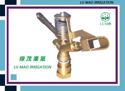 China Brass Nozzle Large Impact Sprinkler Heads With 3/4 Inch Full Circle for sale
