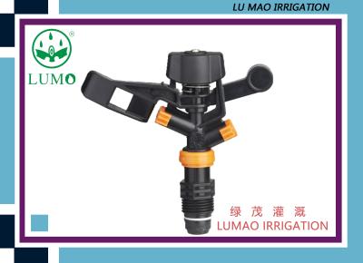 China 1/2'' Full Circle Plastic Impact Sprinkler Overhead High Flow 440l/h - 1680l/h for sale