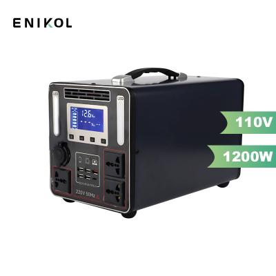 Cina Centrale elettrica portatile per campeggio all'aperto 2000W 1200W 1500W Generatore a batteria solare in vendita