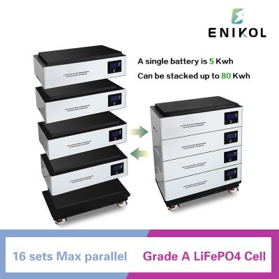 51.2V 300AH 15KW Lithium Ion Phosphate Battery for Home Energy Storage 5KWH