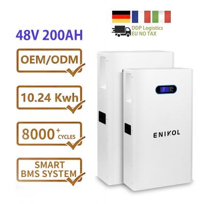 Китай 51.2V 200Ah Lithium Iron Phosphate Solar Battery 10KWH Rated Capacity Lifepo4 продается