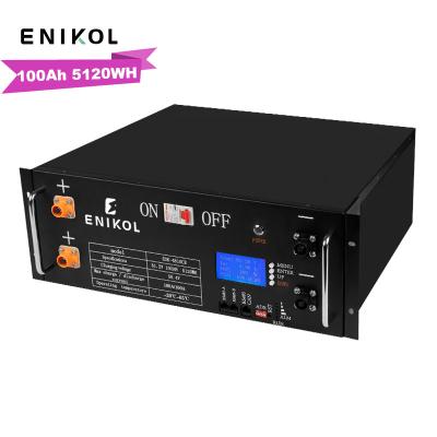 Китай Household Energy Storage Lithium Iron Phosphate Battery 100AH 5KWH Solar Battery Rack продается