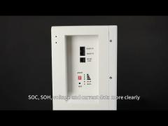 7-inch Touch Screen Lithium Battery 15.36kWh 51.2V 300ah Home Energy Storage Battery With BMS