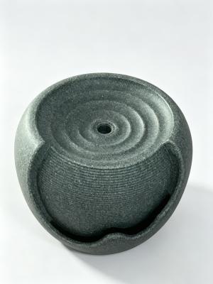 China Custom Rotomolded Granite-Effect Plastic Garden Planter & Water Fountain Feature Vessel for Outdoor Landscape Decor OEM/ODM for sale