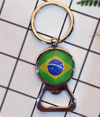 China Russian 2018 World Cup National Flag Many countries choosing Football keychain for sale
