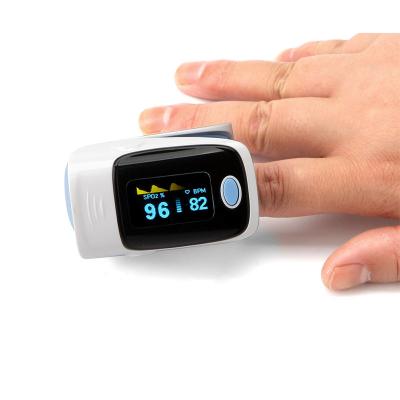 China Finger Pulse Oximeter Portable Heart Rate Monitor Spo2 Blood Oxygen Saturation with Four Adjustable for sale