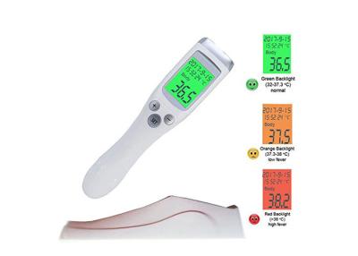 China White / Pink ABS Cover Infrared Thermometer Precise Measurement Body Temperature Meter for sale