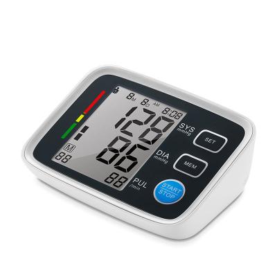 China WHO Indicator Digital Arm Electronic Blood Pressure Monitor with Big LCD Display for sale