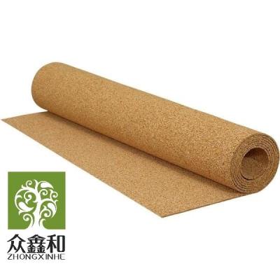Cina Sottostrato per pavimenti in sughero naturale 2 mm di spessore Riduzione del rumore per pavimenti in sughero in vendita