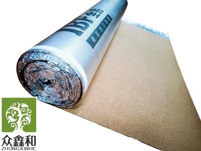Cina Sottostrato per pavimenti in sughero di alta qualità in foglio di alluminio da 2 mm ecologico per pavimenti in legno in vendita