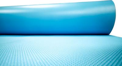 China Blue IXPE 2mm Foam Underlay Noise Reduction Underlay For Wood Floor for sale