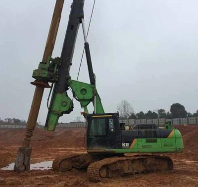 China Max Drilling Depth 62m Mini Piling Machine Kr220c Rotary Drilling Rig for sale