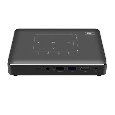 China Flyin P10-II Hot Sale Custom Logo Mini 3D 4K 150 Lumens DLP 9000mAh Android 9.0 Projector for sale