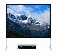 China 180 Inch Collapsible PVC Projector Foldable Screen Front Rear Fast Folding 16:9 4:3 for sale