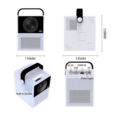 China Interactive 3200 Lumens Portable LED Projectors Game Movie Proyector for sale