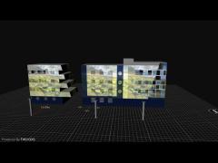 Projector real case 3D renderings