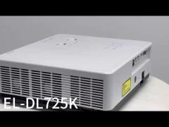 Flyin 2025 Profissional 3LCD 4K Laser Projector 7200 Ansi Lumens Ultra Hd 3840x2160 Alto brilho Para Educação Empresarial Grandes locais Salões de banquetes Palcos