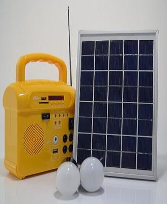 China 10W portable solar power system for home , with Radio ,USB and MP3 for sale
