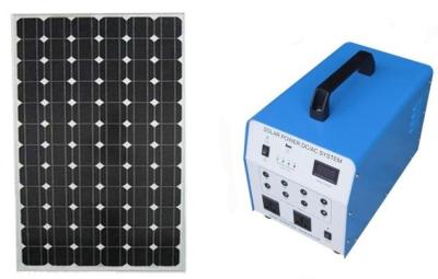 China Power manufactures self-contained portable 100W solar power generators  with 500W inverte for sale