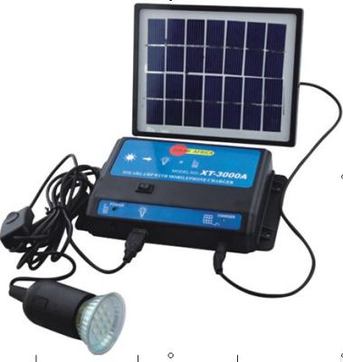 China Portable Solar Power Home Lighting System /3W/6V solar power OEM/ODM for sale